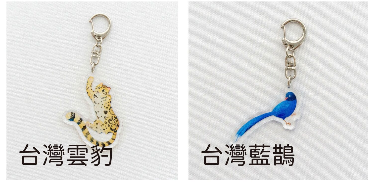 小動物壓克力鑰匙圈（6款） – YUANCHi