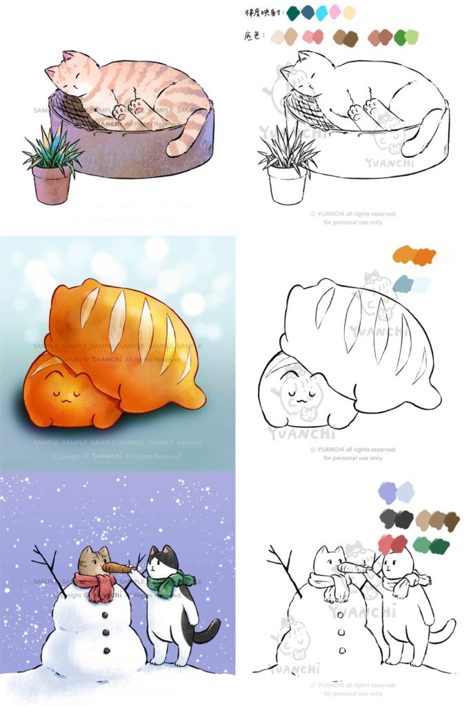 線稿練習檔（含示範影片） – YUANCHi